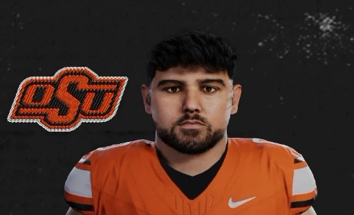 Miguel Chavez (Oklahoma State RG #73) CFB 26 Player Ratings | TeamCrafters