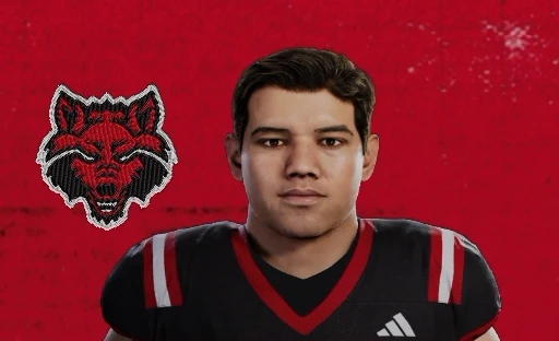 Cade Channell (Arkansas State LT #51) CFB 26 Player Ratings | TeamCrafters