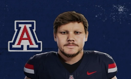 Blake Gotcher (Arizona ROLB #45) CFB 26 Player Ratings | TeamCrafters