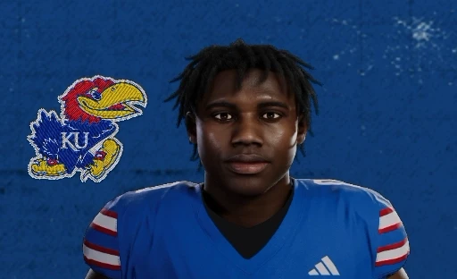 DeAndre Harper (Kansas RT #72) CFB 26 Player Ratings | TeamCrafters