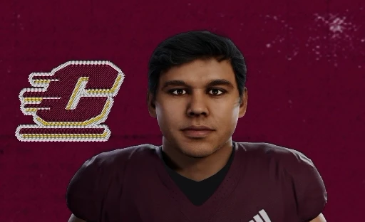 Angel Flores (Central Michigan QB #7) CFB 26 Player Ratings | TeamCrafters
