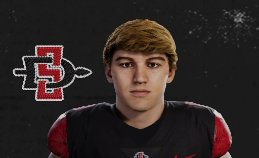 Ryan Wolfer (San Diego State TE #88) CFB 26 Player Ratings | TeamCrafters