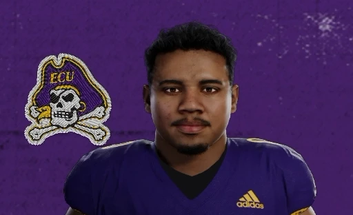 Darius Bell (East Carolina LG #55) CFB 26 Player Ratings | TeamCrafters