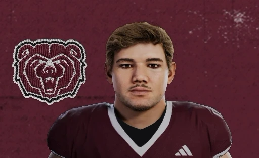 Cash Hudson (Missouri State C #71) CFB 26 Player Ratings | TeamCrafters
