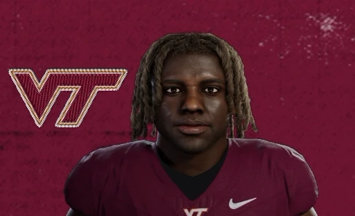 Thomas Williams (Virginia Tech CB #23) CFB 26 Player Ratings | TeamCrafters