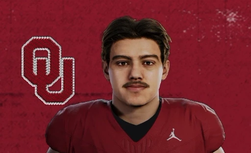 Grayson Miller (Oklahoma P #43) CFB 26 Player Ratings | TeamCrafters