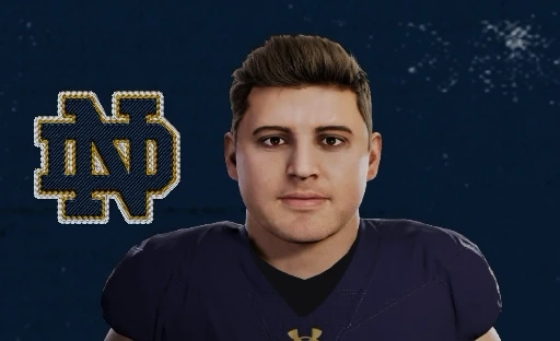 Joseph Vinci (Notre Dame TE #96) CFB 26 Player Ratings | TeamCrafters