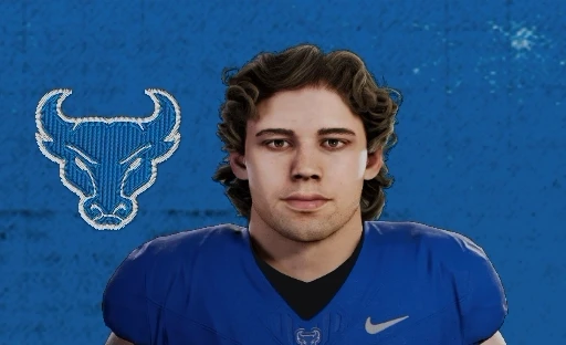 Connor Henderson (Buffalo ROLB #33) CFB 26 Player Ratings | TeamCrafters