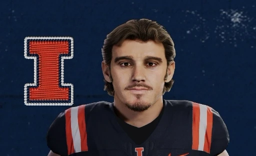 Grayson Griffin (Illinois SS #35) CFB 26 Player Ratings | TeamCrafters