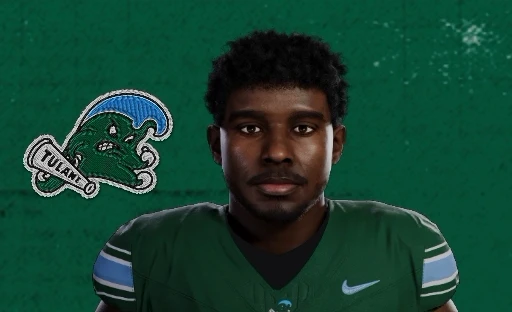 Gerrod Henderson (Tulane LE #10) CFB 26 Player Ratings | TeamCrafters
