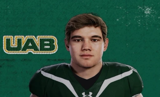 Caleb Moser (UAB TE #47) CFB 26 Player Ratings | TeamCrafters