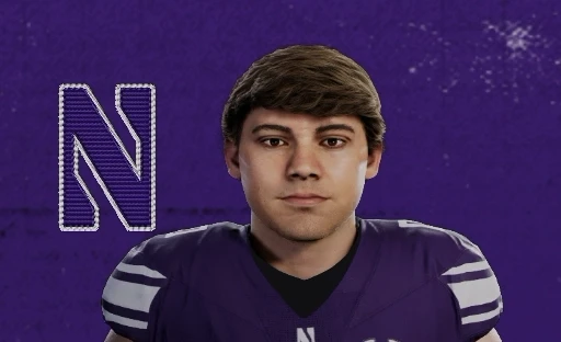 Michael Kilbane (Northwestern LE #47) CFB 26 Player Ratings | TeamCrafters