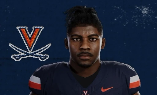 Andre Greene Jr. (Virginia WR #2) CFB 26 Player Ratings | TeamCrafters