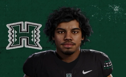 Elijah Robinson (Hawaii RE) CFB 26 Player Ratings | TeamCrafters