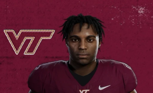 Montavious Cunningham (Virginia Tech RG #66) CFB 26 Player Ratings ...