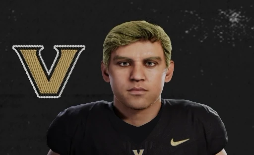 Drew Dickey (Vanderbilt QB #7) CFB 26 Player Ratings | TeamCrafters