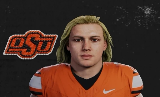 Zane Flores (Oklahoma State QB #6) CFB 26 Player Ratings | TeamCrafters