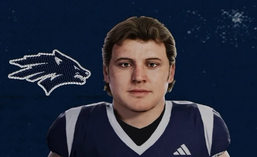 Austin Harnetiaux (Nevada ROLB #44) CFB 26 Player Ratings | TeamCrafters