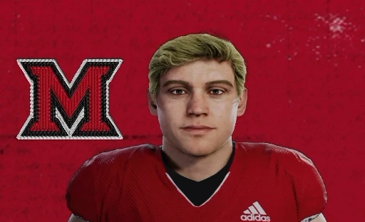 Brian Shane (Miami (OH) TE #86) CFB 26 Player Ratings | TeamCrafters