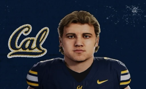 Braden Miller (California RT #77) CFB 26 Player Ratings | TeamCrafters