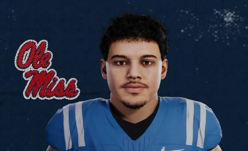 Mark Trigg Jr. (Ole Miss ROLB #48) CFB 26 Player Ratings | TeamCrafters