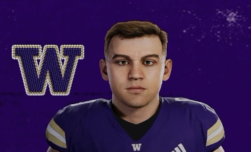 Carver Willis (Washington LT #50) CFB 26 Player Ratings | TeamCrafters