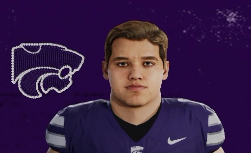 George Fitzpatrick (Kansas State RT #59) CFB 26 Player Ratings ...