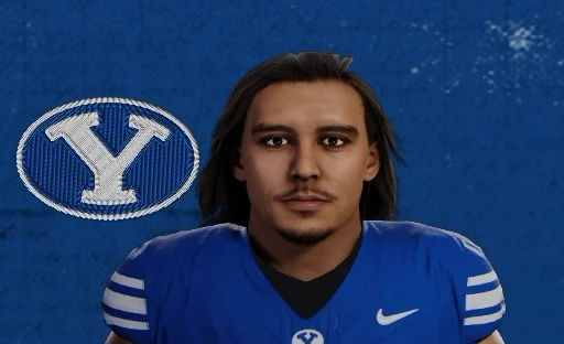 Tiger Bachmeier (BYU WR #19) CFB 26 Player Ratings | TeamCrafters