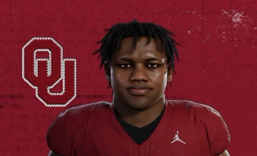 Jayden Gibson (Oklahoma WR #1) CFB 26 Player Ratings | TeamCrafters