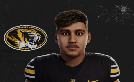 Nicholas Rodriguez (Missouri ROLB #20) CFB 26 Player Ratings | TeamCrafters