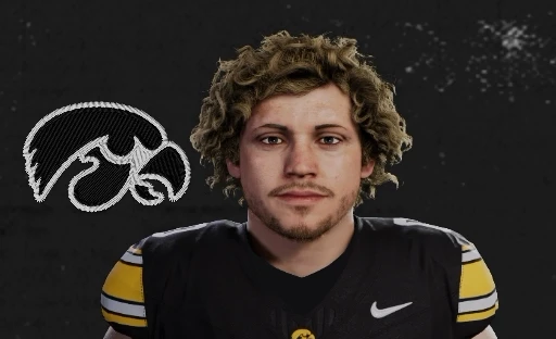 Nolan DeLong (Iowa LOLB #31) CFB 26 Player Ratings | TeamCrafters