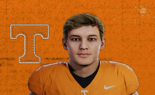 Kellen Lindstrom (Tennessee RE #56) CFB 26 Player Ratings | TeamCrafters