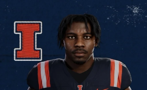 Xavier Scott (Illinois CB #14) CFB 26 Player Ratings | TeamCrafters