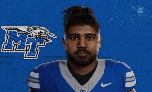 Zeion Simpson-Smith (Middle Tennessee DT #95) CFB 26 Player Ratings ...