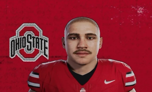 Ian Moore (Ohio State LT #69) CFB 26 Player Ratings | TeamCrafters